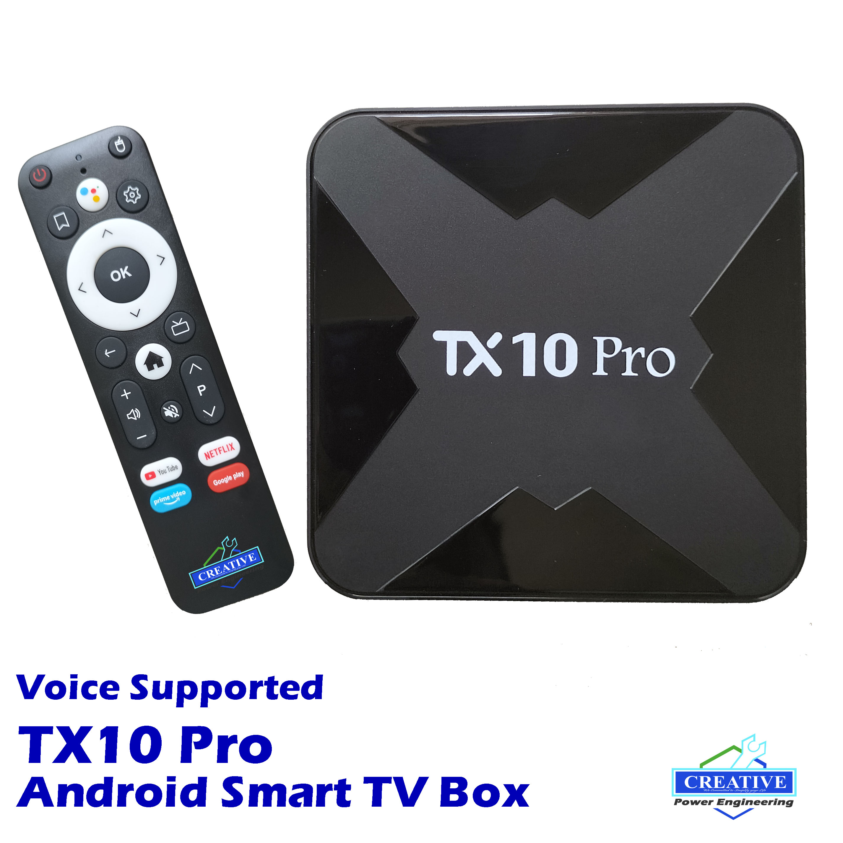TX10 Pro 8K Android TV Box 8GB RAM 128GB ROM with Voice Control Remote